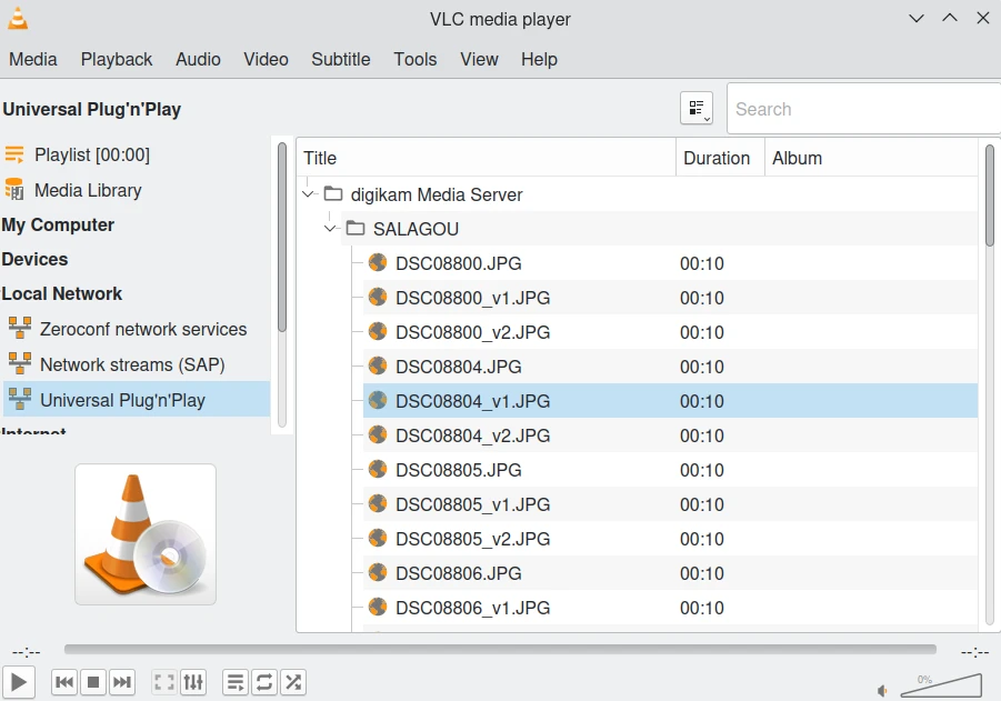 Servidor de mídia — Documentação Digikam Manual 8.9.0